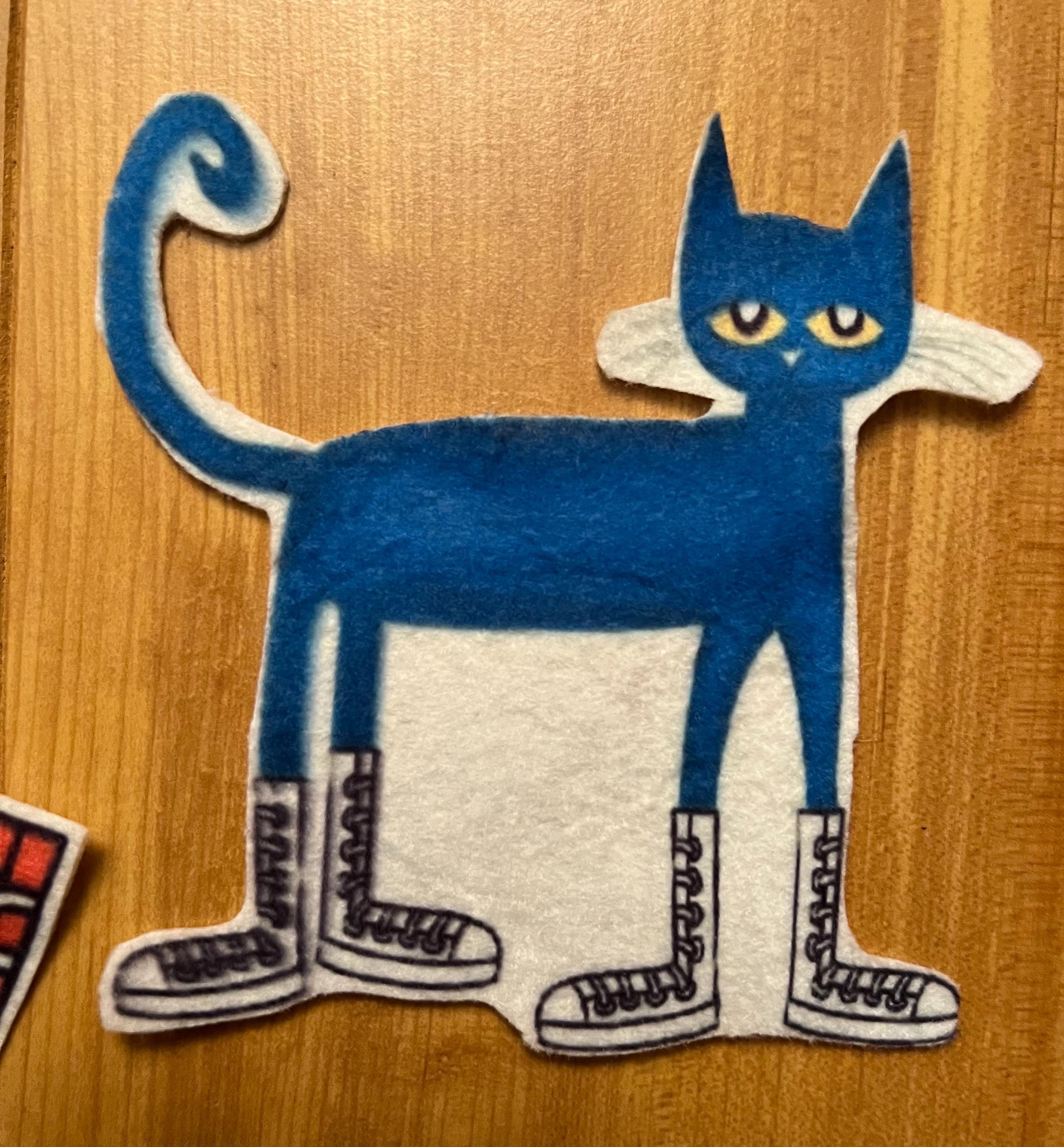 Pete the Cat I Love My White Shoes Felt Board Pieces - Etsy