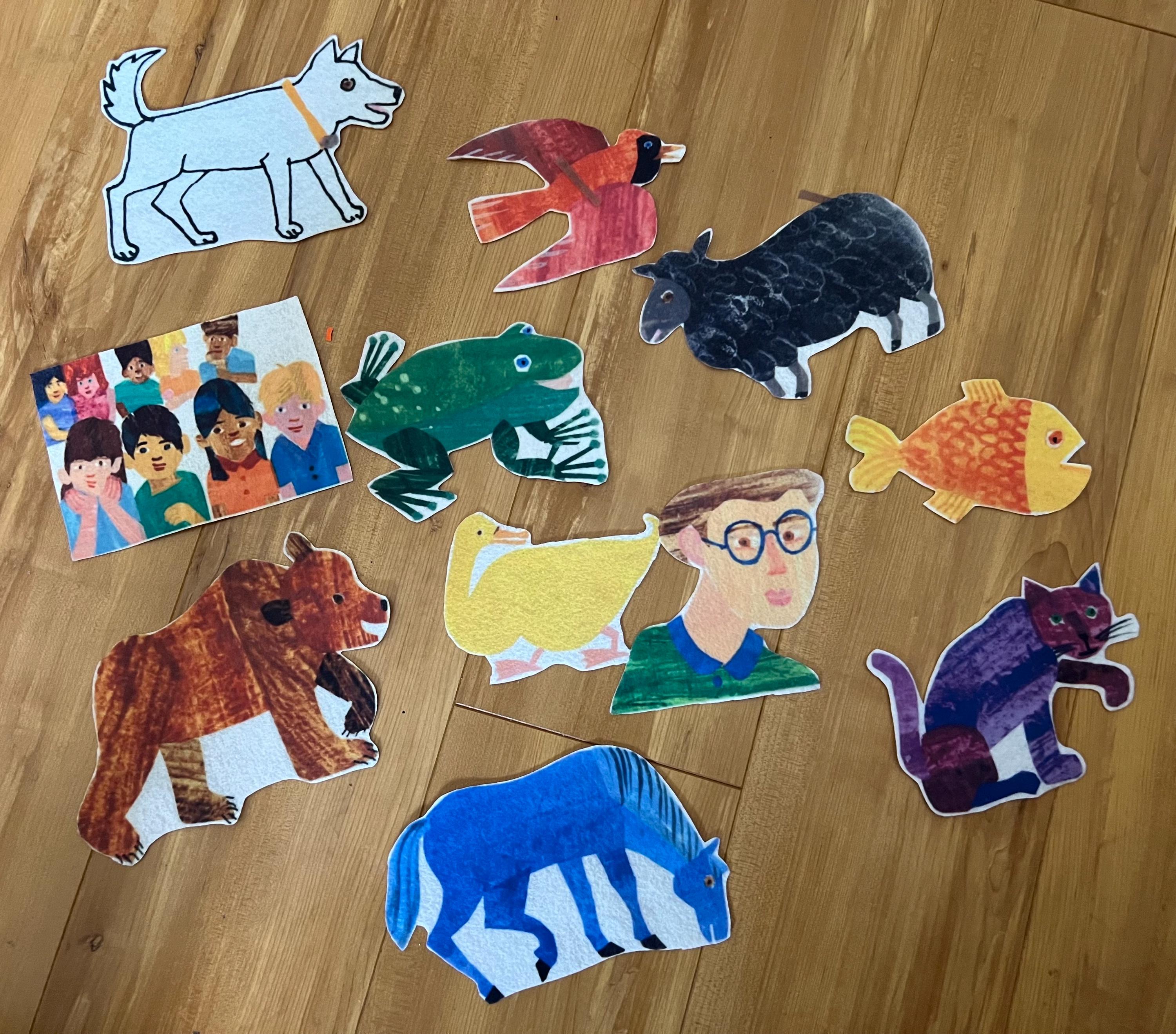 Brown Bear , Brown Bear Felt Flannel Story Pieces - Etsy