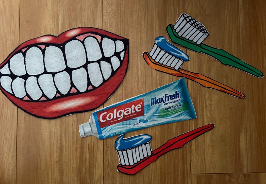 Dental Health Felt Play Pieces - Etsy