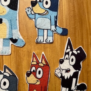Bluey Felt Board Characters - Etsy