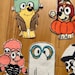 Bluey Halloween Felt Board Characters - Etsy