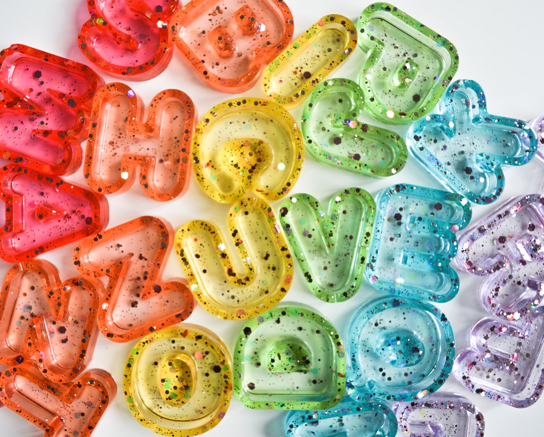 ABC Fillables Uppercase Resin Letter Set Letter Trays Alphabet Trays ...