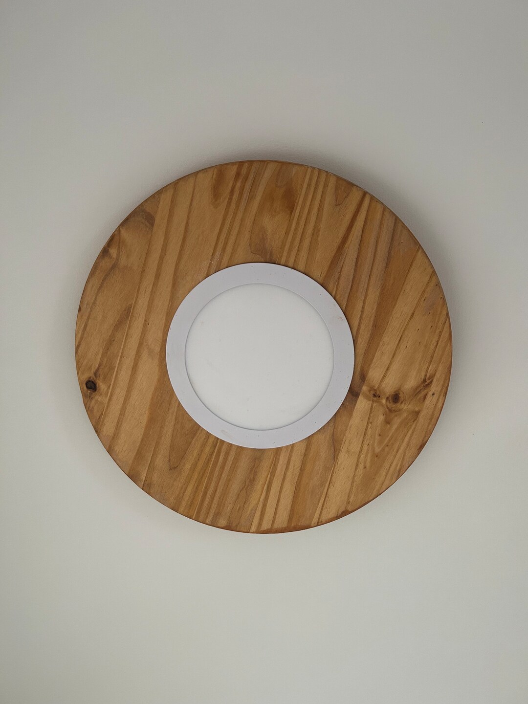 Handmade Wooden Ceiling Light - Etsy