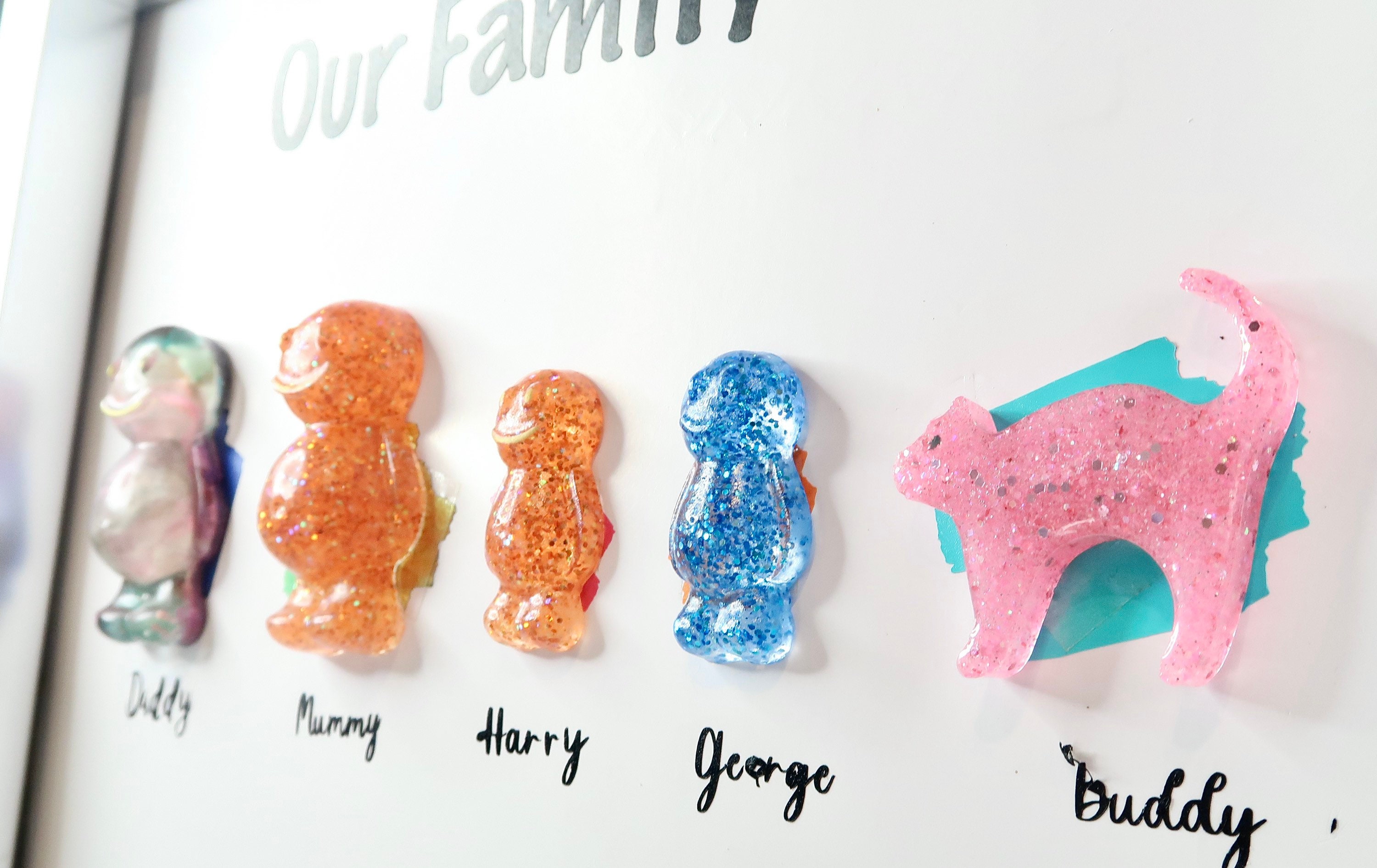 Jelly Baby Family Frame / Couples Frame / Personalised - Etsy UK