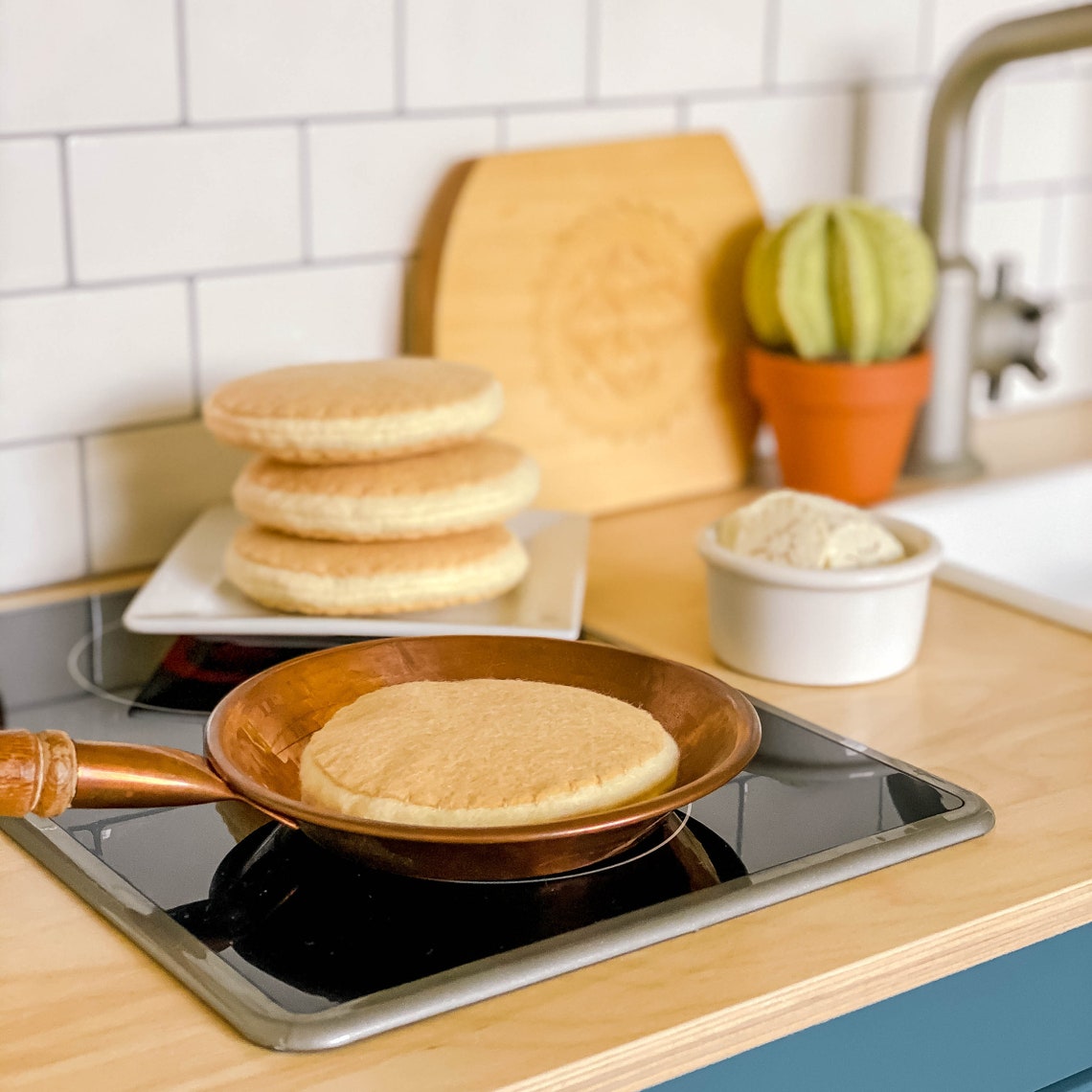Felt Pancake Set | Pancakes, Bananas, Whipped Cream & Butter Kit | Felt ...