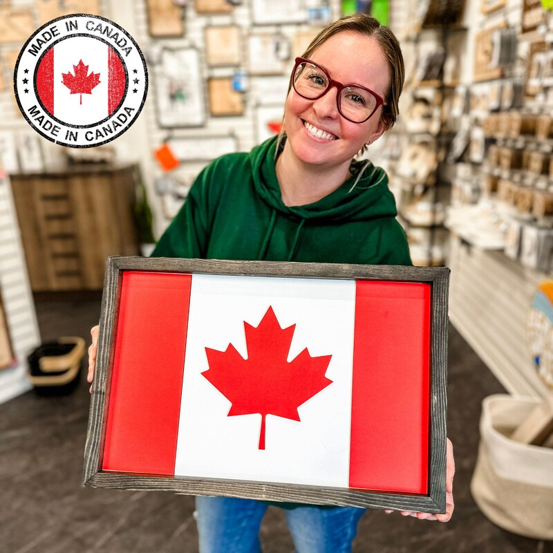 Wooden Canadian Flag - Etsy Canada