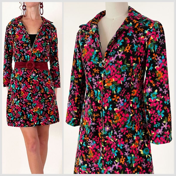 Floral Corduroy - Etsy