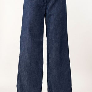 70s Sears Popeye Pop Art Pants High Waisted Indigo Popeye - Etsy