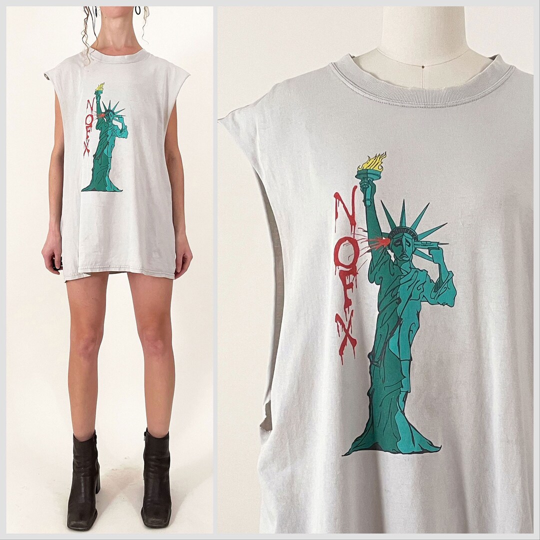 Vintage NOFX Rock Against Bush 2004 Tour Graphic Tee | Thrashed NOFX ...