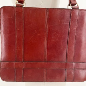 70s Brown Leather Shoulder Bag | Pappagallo Made in Uruguay Brown ...