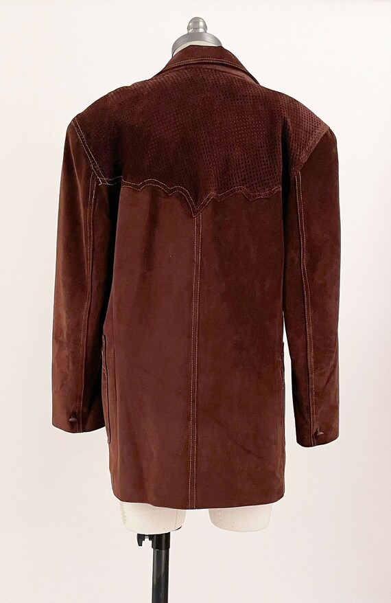 80s Cache Brown Suede Western Jacket | Equestrian Boh… - Gem