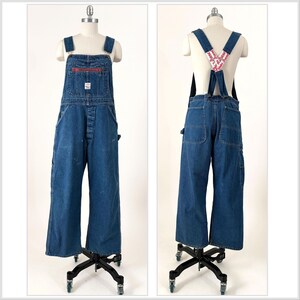Vintage Pointer Low Back Denim Overalls Pointer Brand Distressed Denim ...