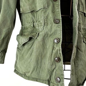 Vintage M-1950 Field Jacket | 50s Army Military OG Field Coat | Medium ...