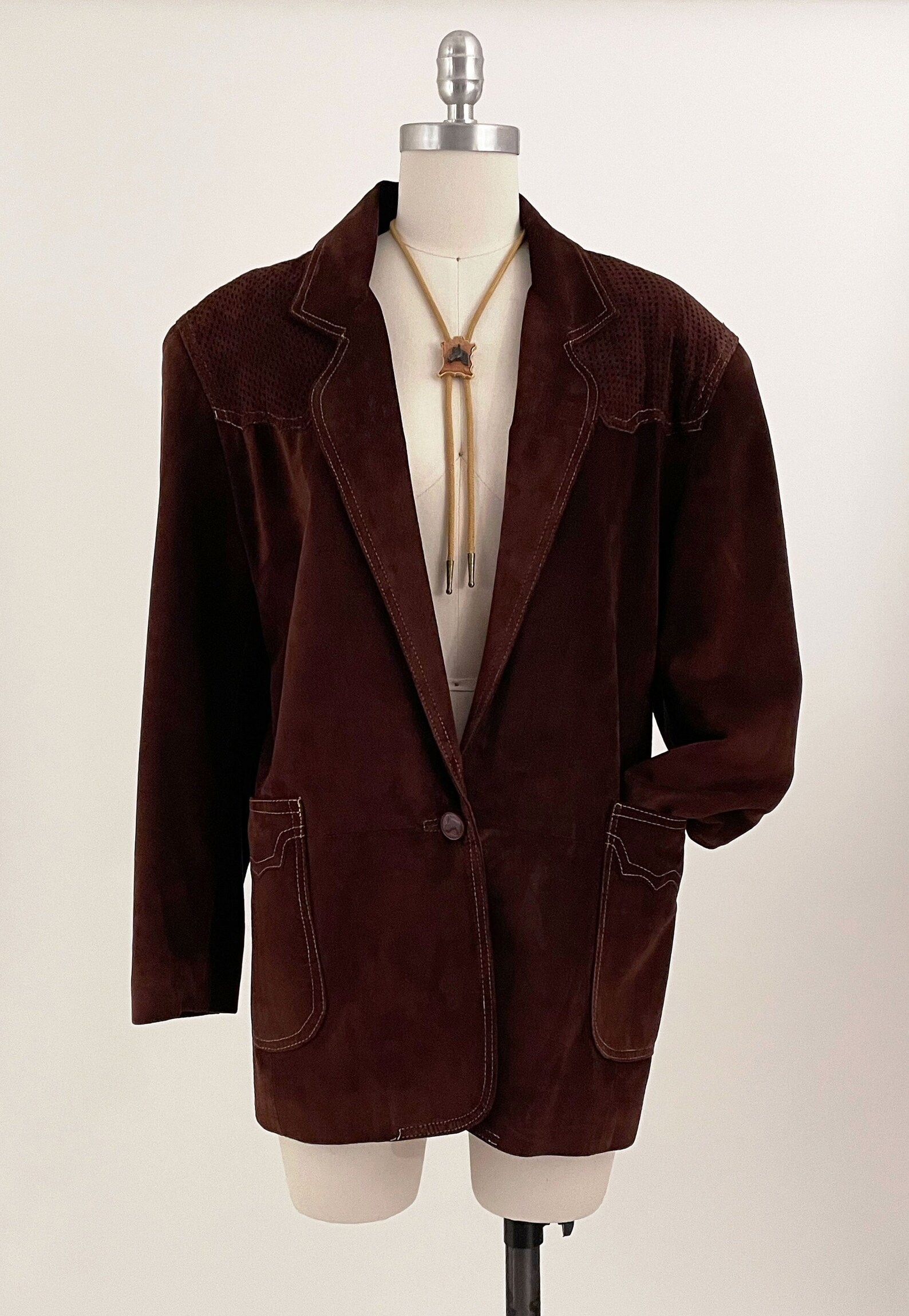 80s Cache Brown Suede Western Jacket Equestrian Boho Western - Etsy