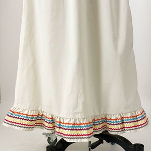 1970s JC Penney Rainbow Ric Rac Belted Maxi Dress Penneys Loungewear ...