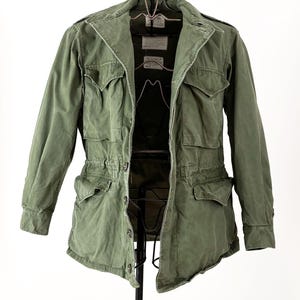 Vintage M-1950 Field Jacket | 50s Army Military OG Field Coat | Medium ...