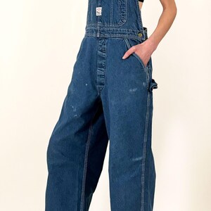 Vintage Pointer Low Back Denim Overalls Pointer Brand Distressed Denim ...