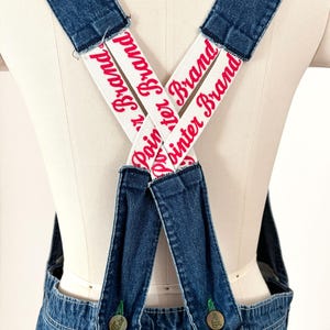 Vintage Pointer Low Back Denim Overalls Pointer Brand Distressed Denim ...