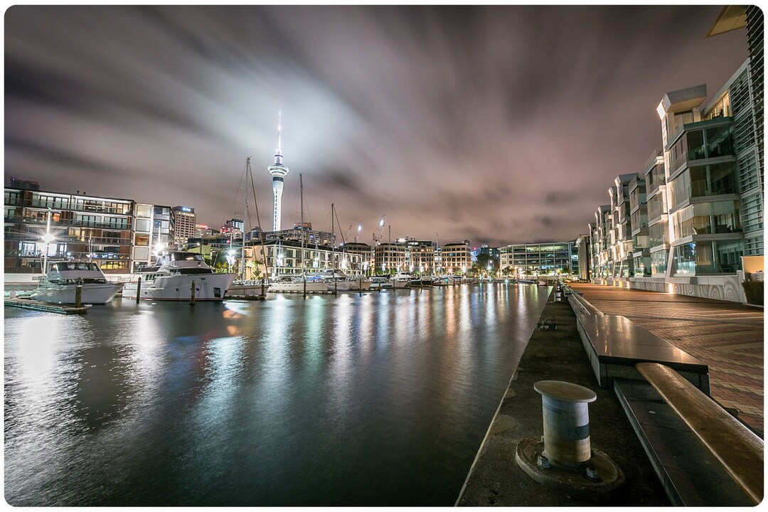 Auckland Thunderstorm | New Zealand | Long Exposure Photo | Viaduct ...