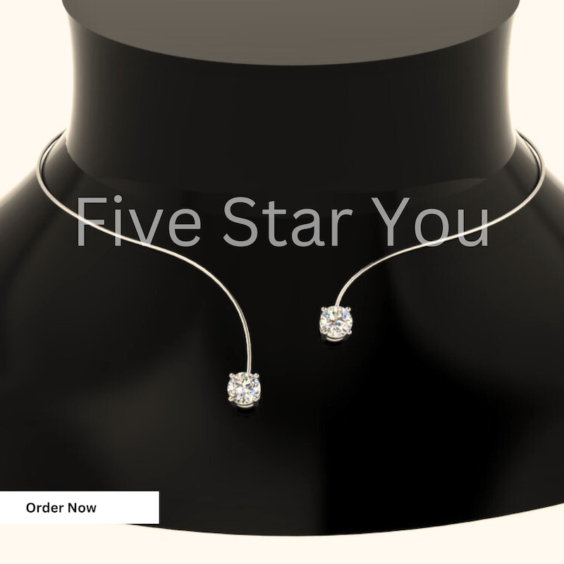 Open Necklace - Etsy