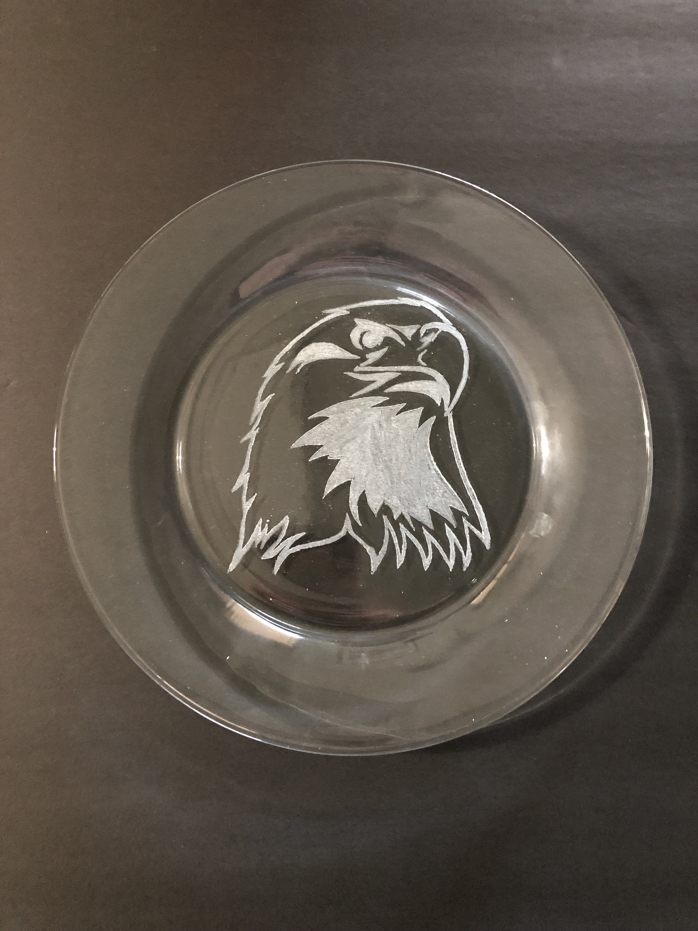 Engraved Bald Eagle Head - Etsy