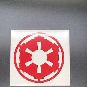 Star Wars Imperial Cog Decal - Etsy