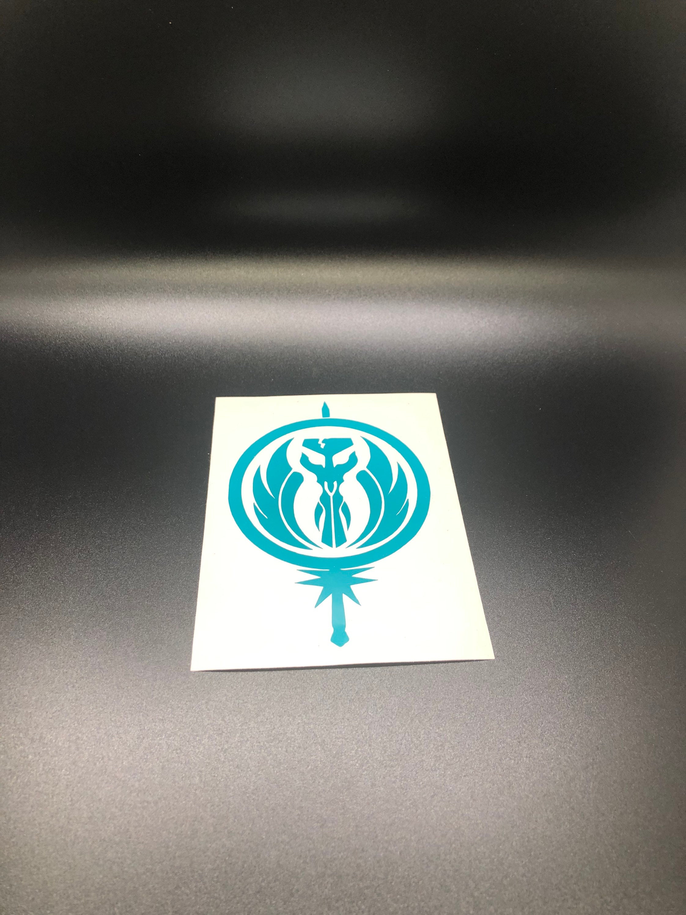 Star Wars Mandalorian Mythosaur Skull Lightsaber Decal - Etsy