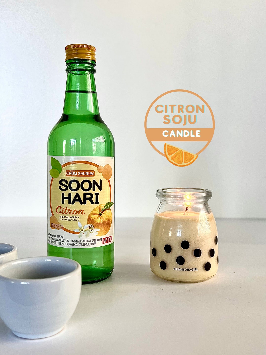 Fresh Citron Soju Candle - Etsy