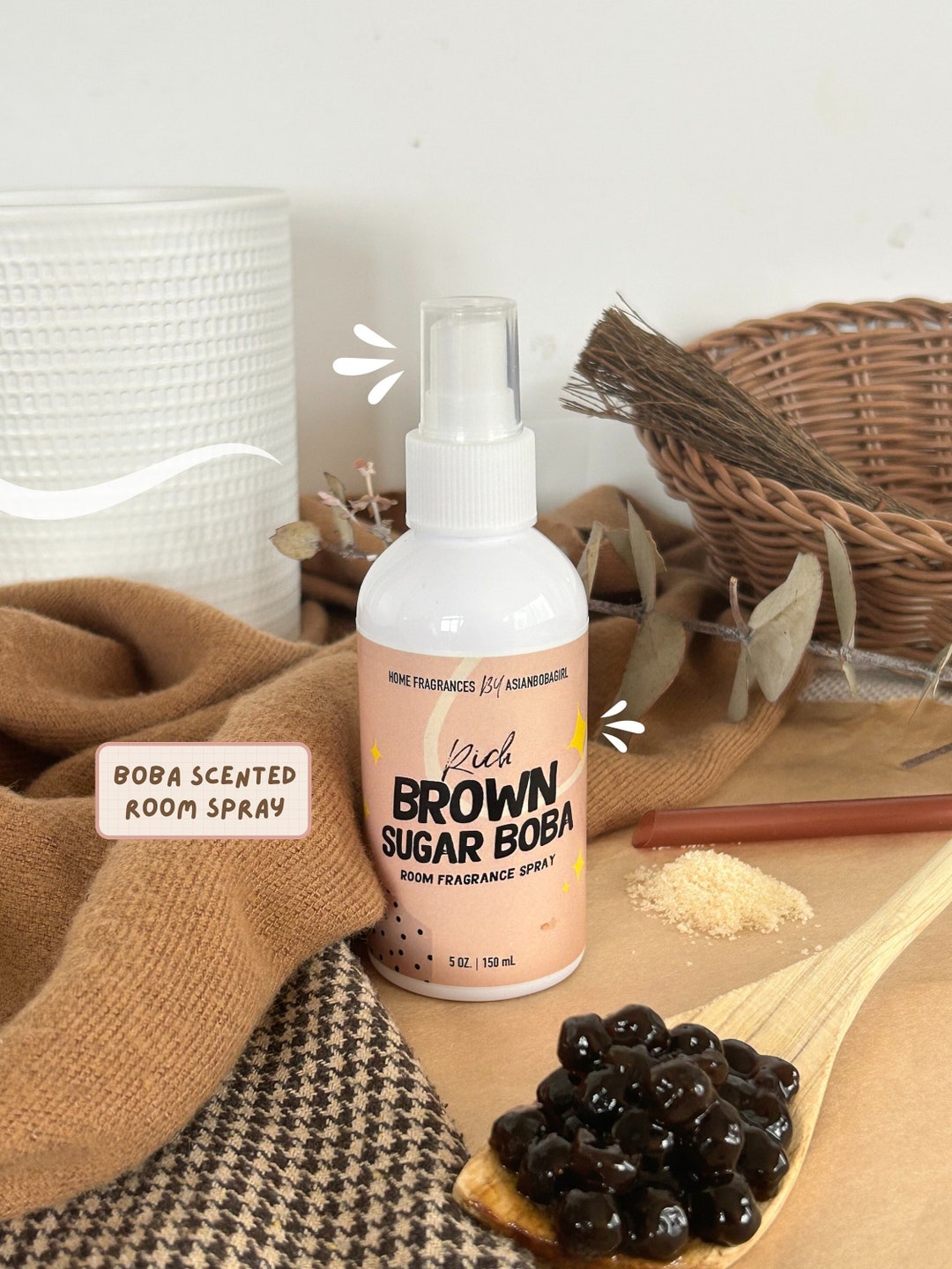 Brown Sugar Boba Room Spray | Fragrance Mist - Etsy