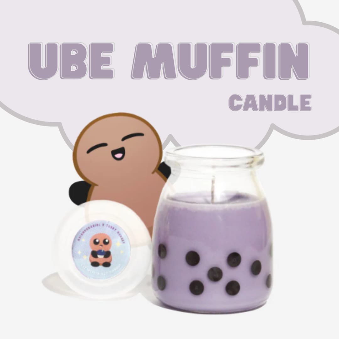 Tubby Nugget®'s Ube Muffin Candle - Etsy UK