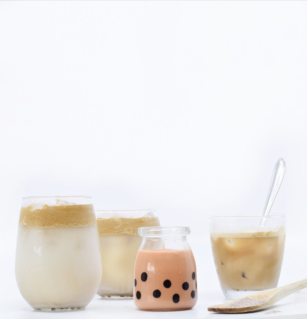 Dalgona Coffee Milk Tea Candle - Etsy