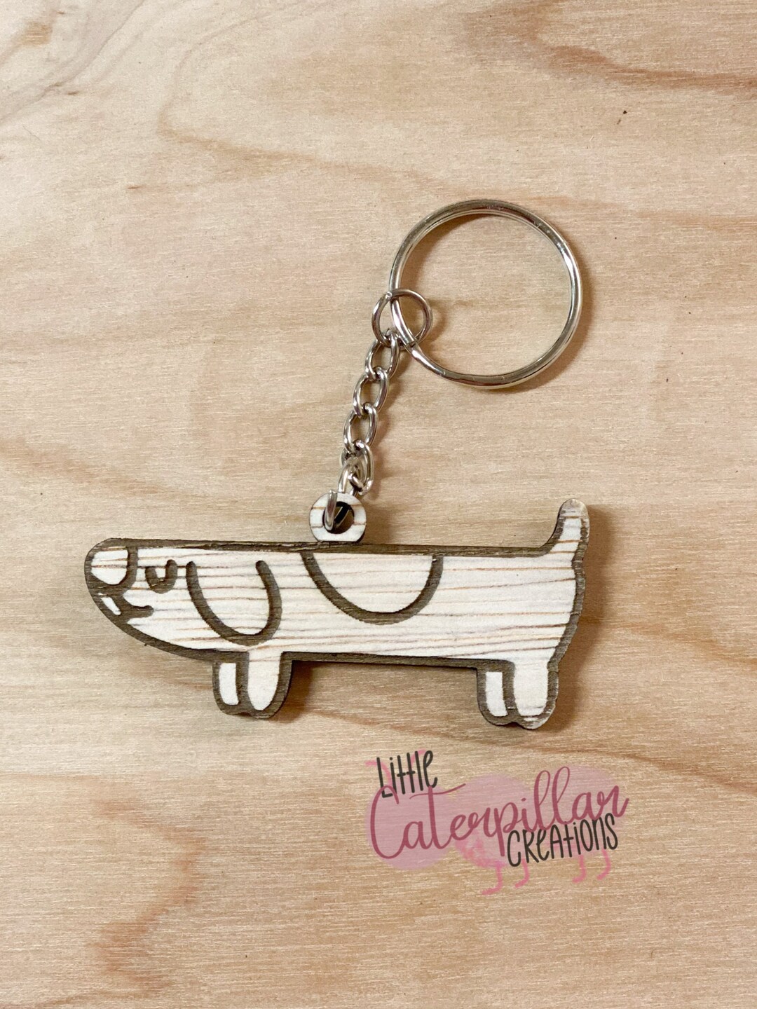 Mini Long Dog Keychain - Bluey Inspired - Etsy