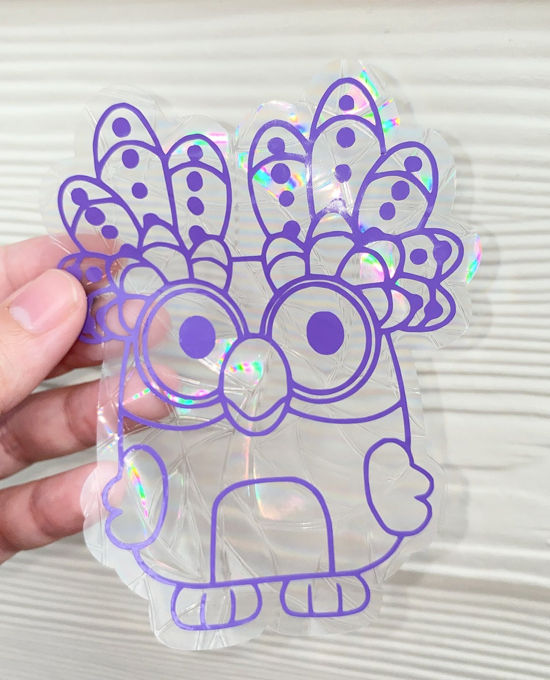 Chattermax Rainbow Window Cling - Bluey Inspired - Etsy