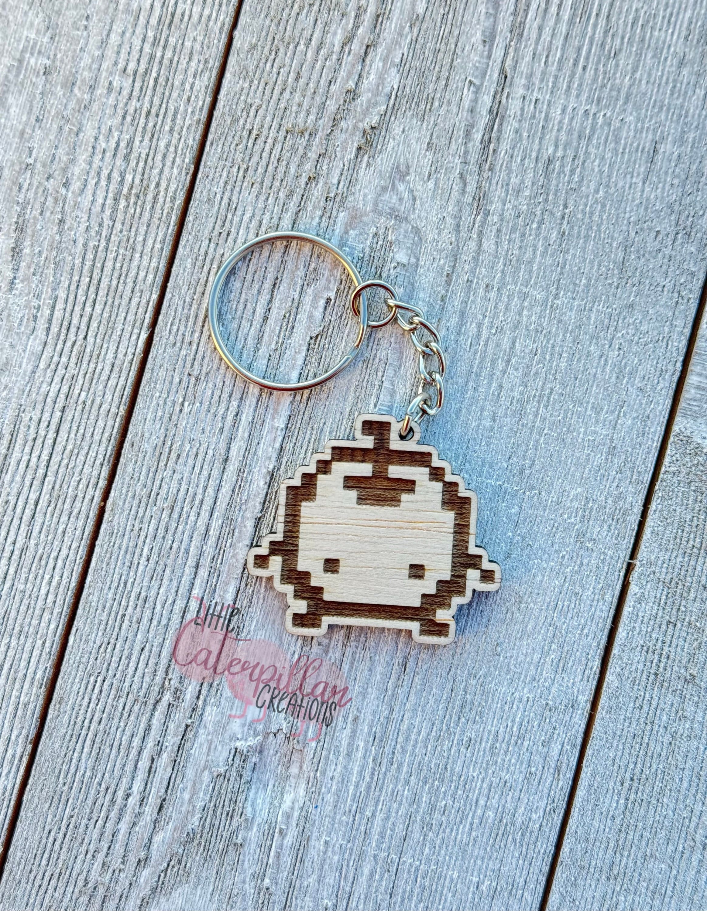 Stardew Valley Junimo Keychain Wood Laser Engraved Keychain - Etsy