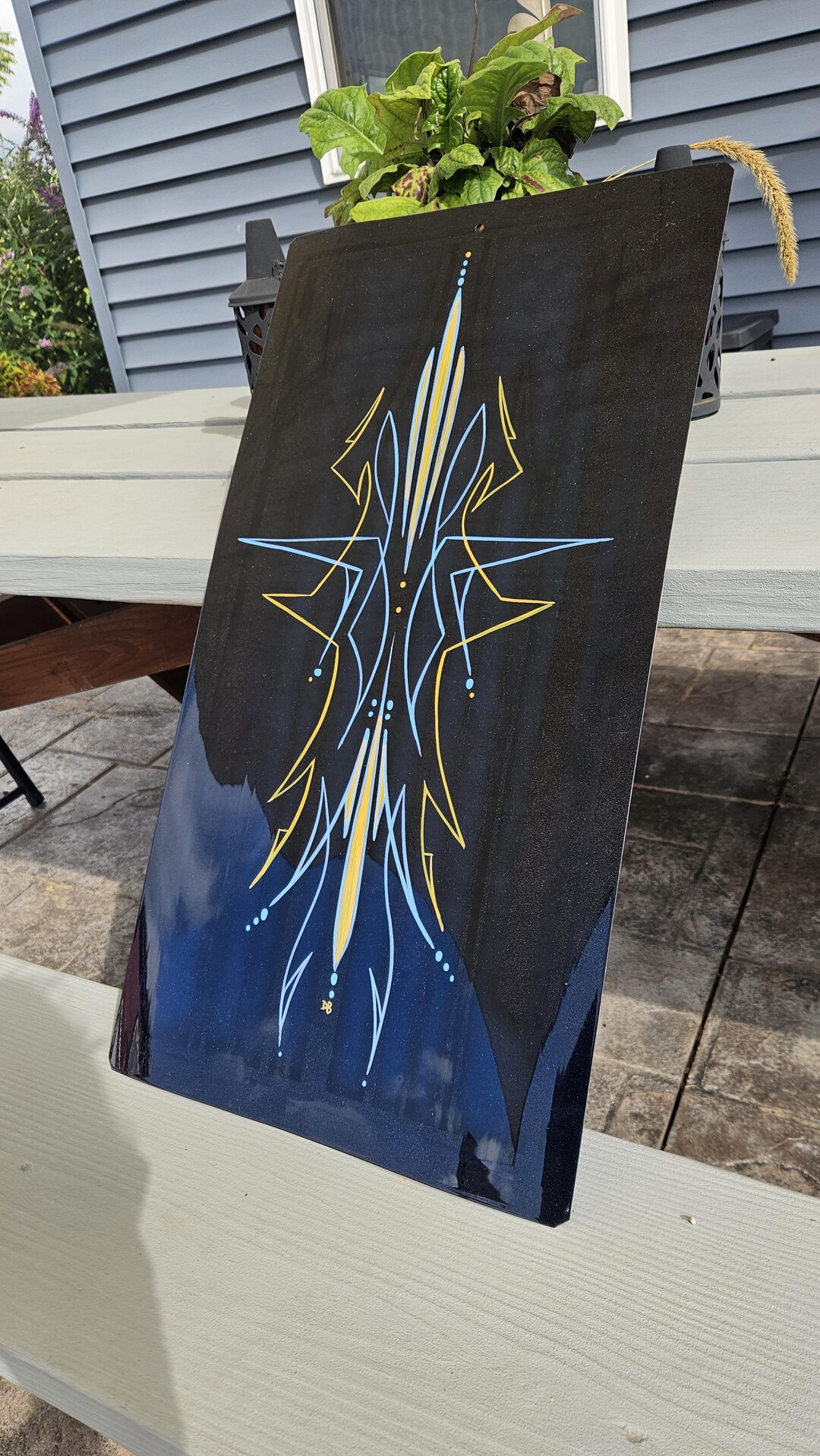 Kustom Painted, Pinstriped Sign, Man Cave Garage Art - Etsy