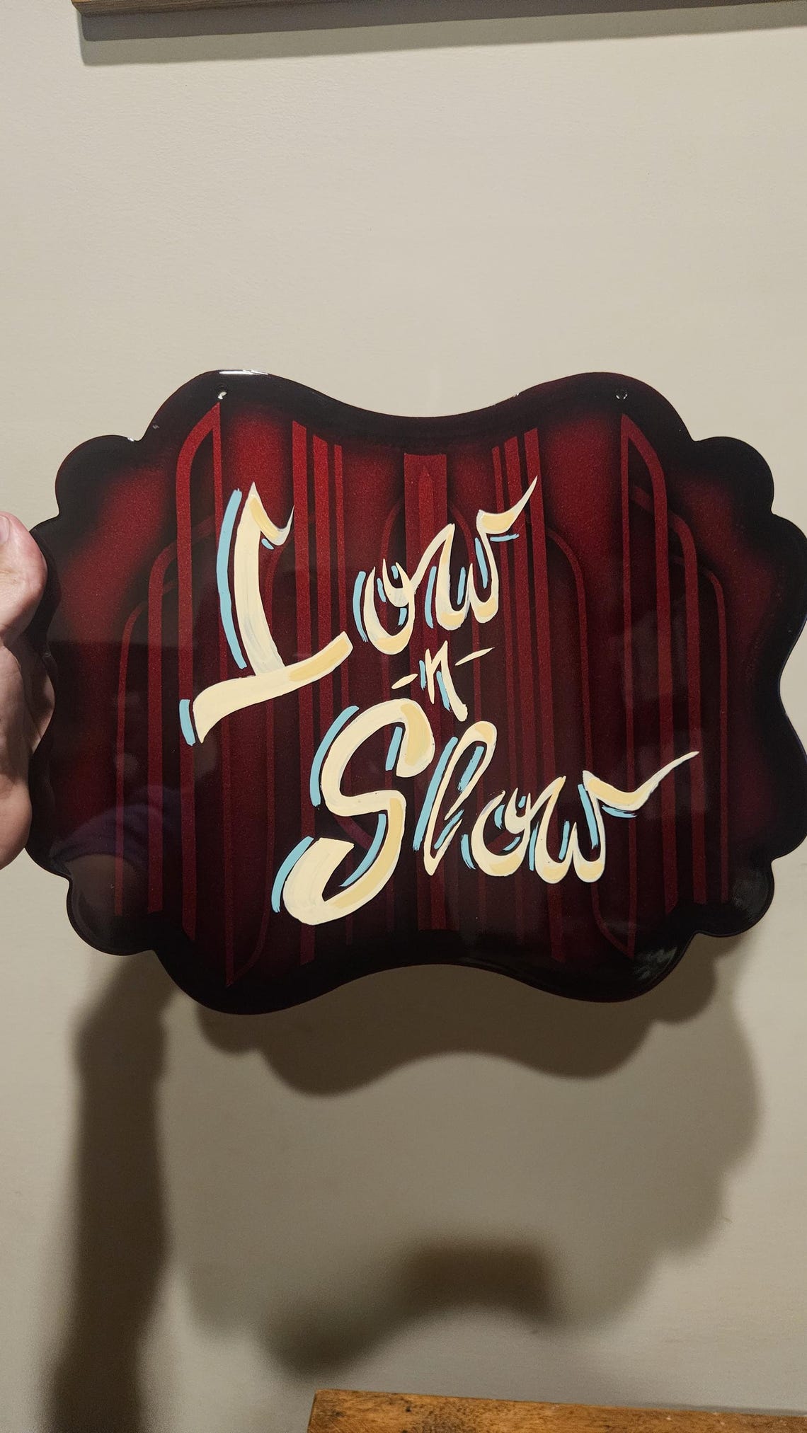 Low N Slow, Lowrider Sign, Kustom Kulture, Garage Art - Etsy