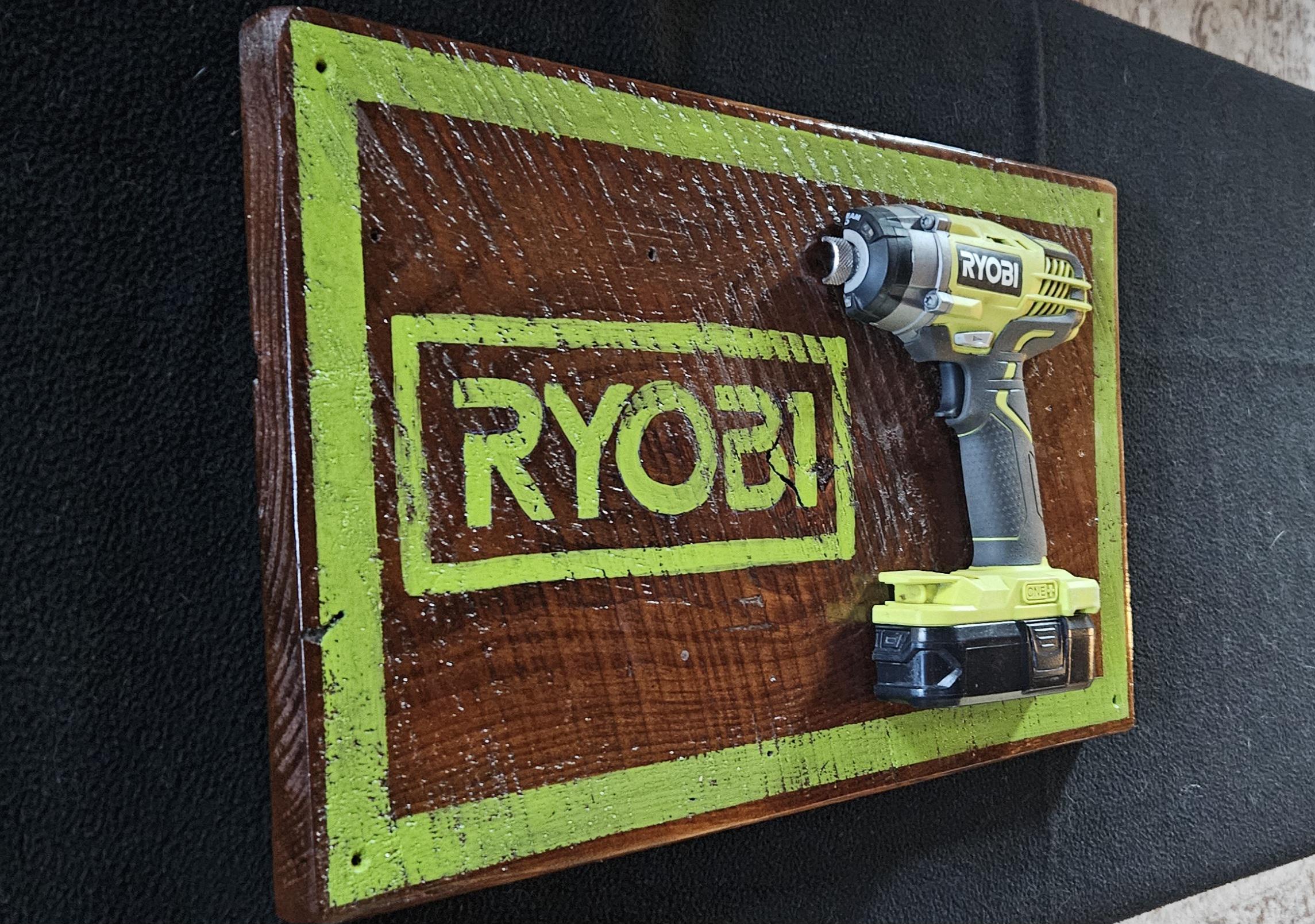 Ryobi Sign Custom Painted Upcycled - Etsy
