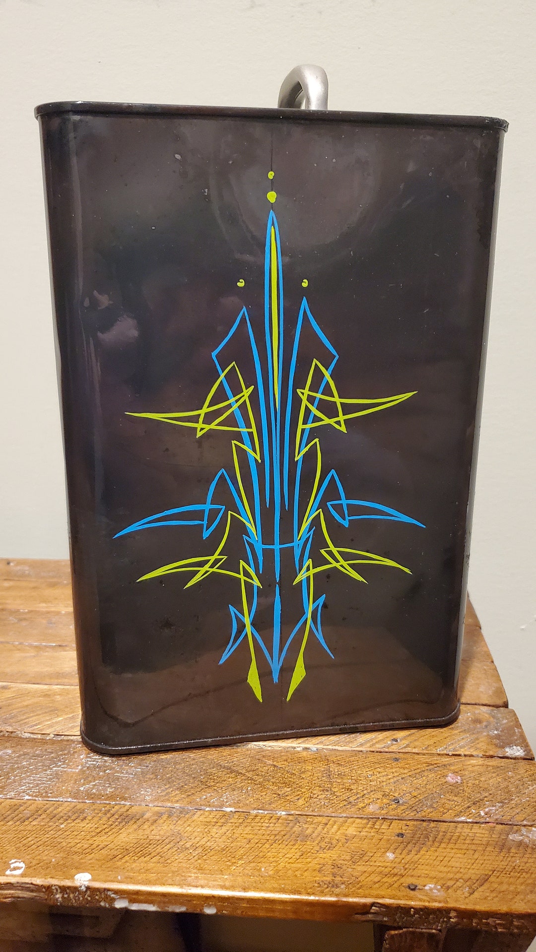 Old School Decorative Pinstriped Gas Can Kustom Kulture - Etsy