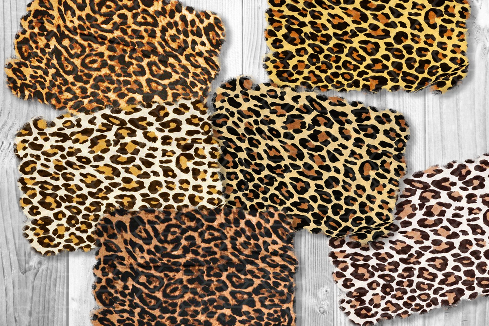 Brown Leopard Sublimation PNG Background Design Decorative Clipart ...