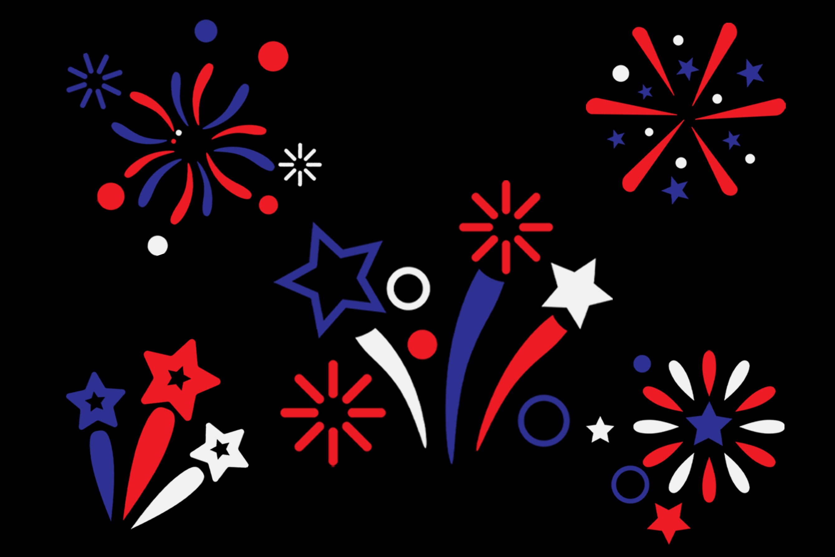 Independence Day Fireworks 25 Designs SVG Cut Files for - Etsy