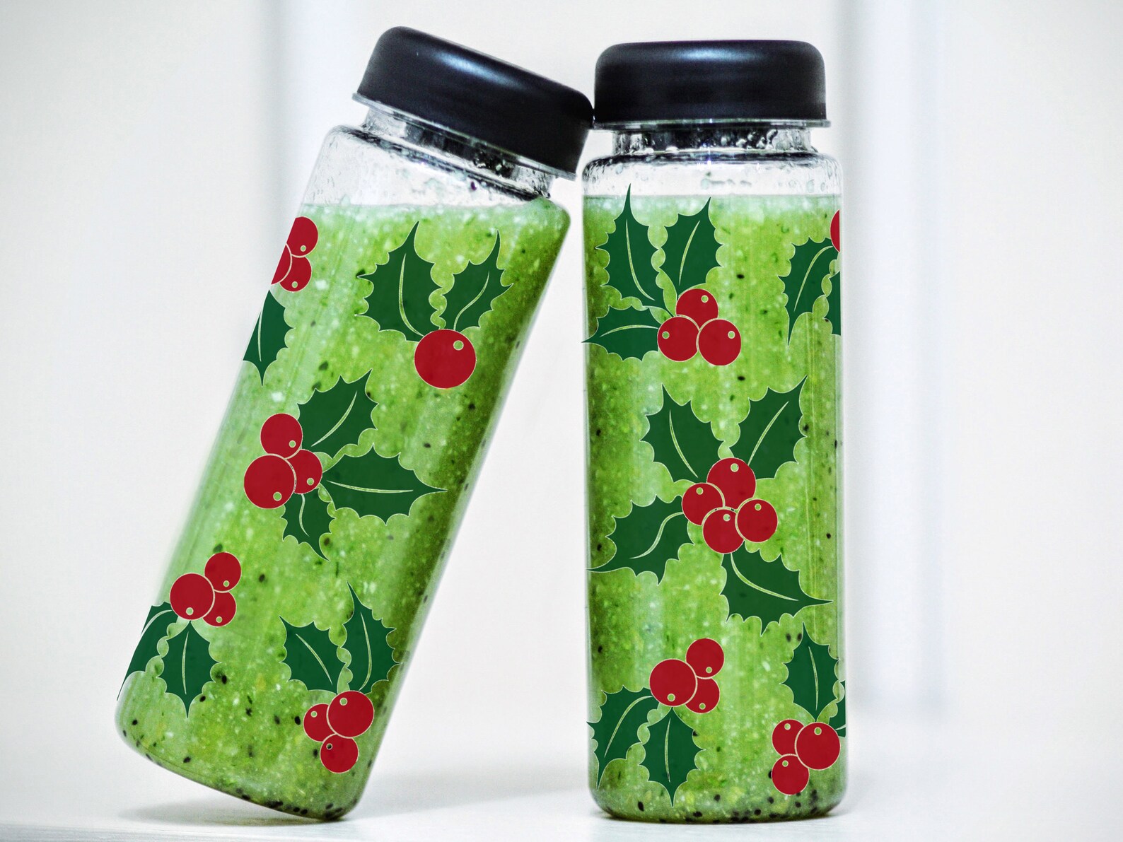 Christmas SVG Holly Leaves Branch Clipart Design Elements - Etsy