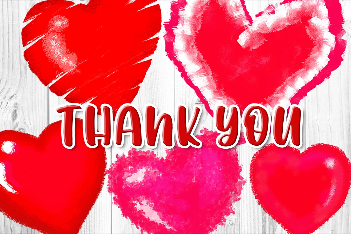 Sublimation PNG Hand Drawn Valentine Red Hearts Clip Art | Etsy