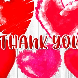 Sublimation PNG Hand Drawn Valentine Red Hearts Clip Art Design ...