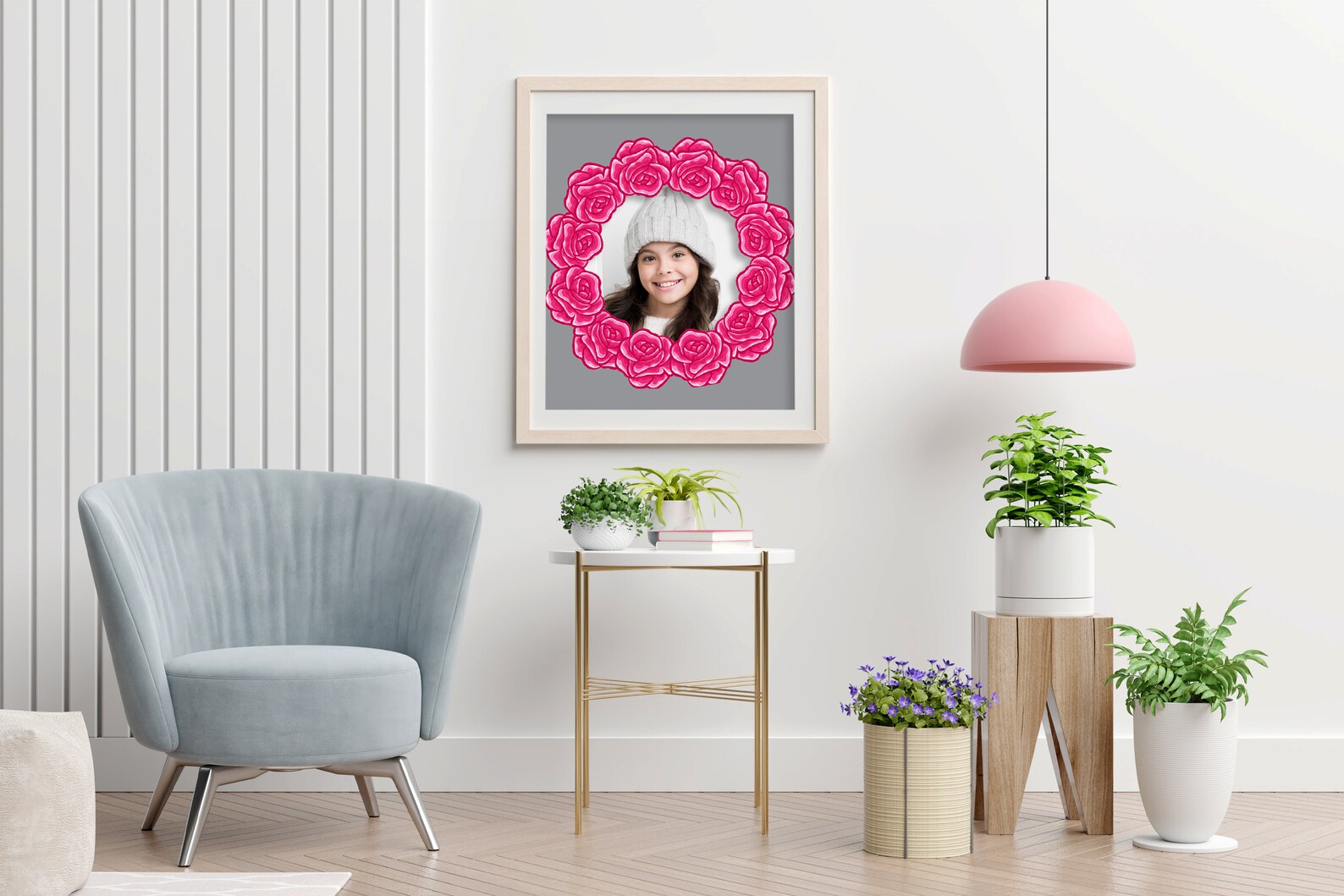 3D Roses Circle Frame Multi-layered Design Flowers Papercut | Etsy