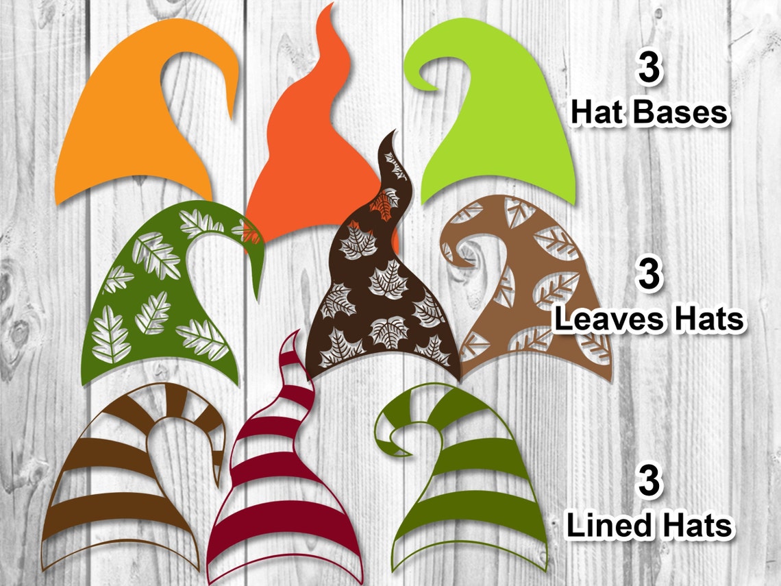 Autumn Gnome Builder SVG Clipart Layered Design FALL Elements | Etsy