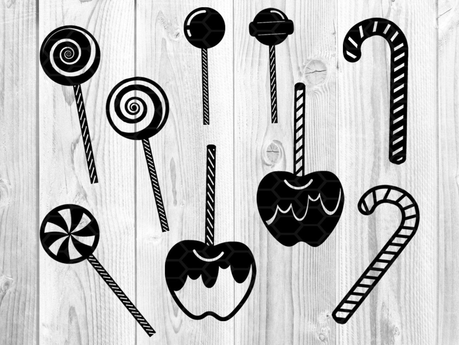 Halloween Candy Elements SVG Instant Digital Download for - Etsy