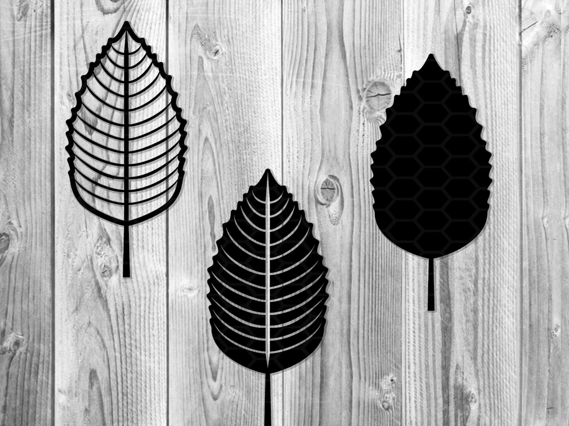 Fall Autumn Leaves SVG Clipart Laser Cut Files Set of - Etsy