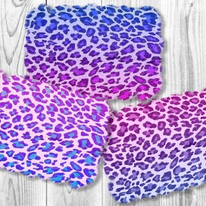 Purple & Green Leopard Sublimation PNG Background Design Decorative ...