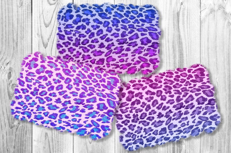 Purple & Green Leopard Sublimation PNG Background Design Decorative ...