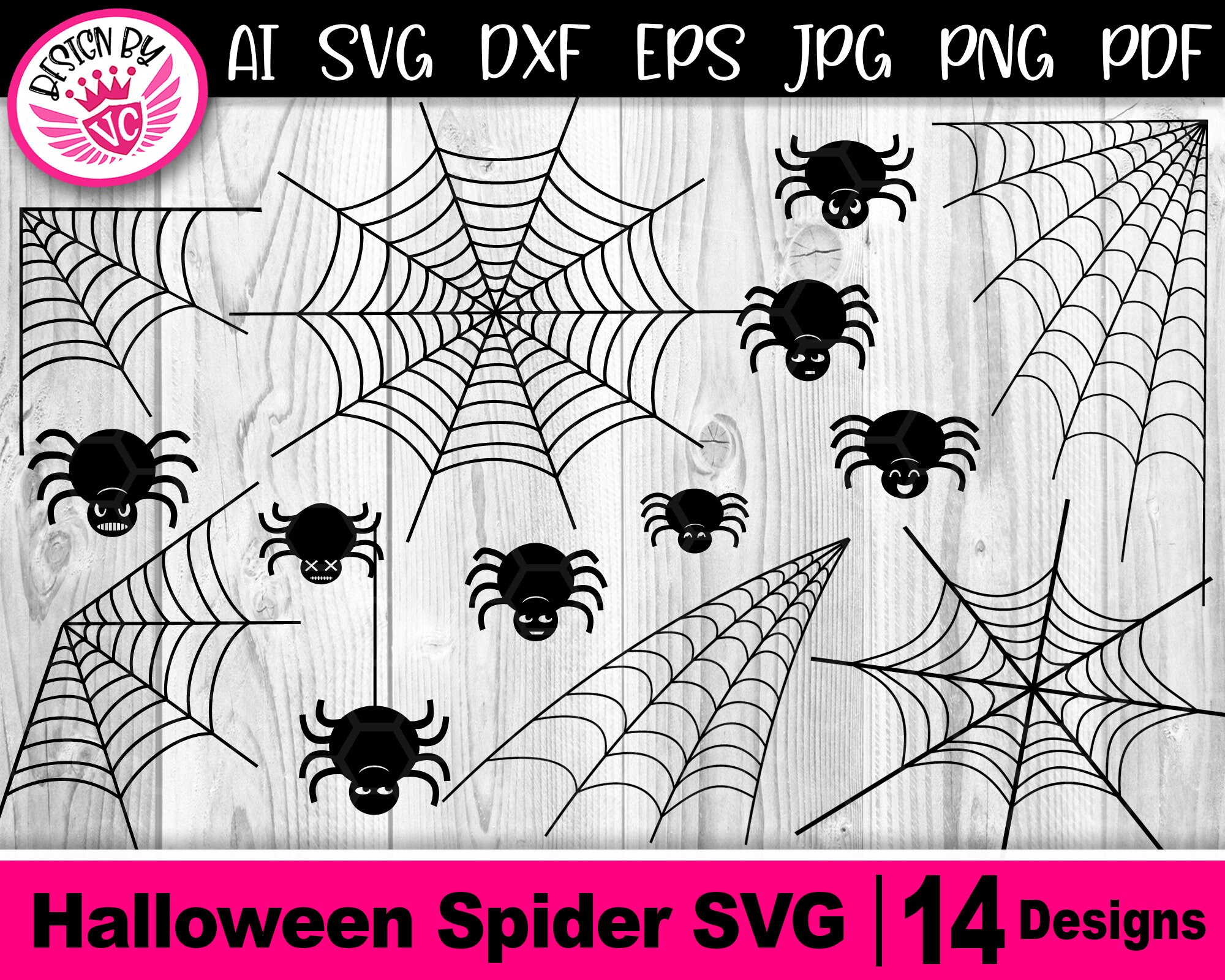 Halloween Spider SVG Instant Digital Download for Creative - Etsy